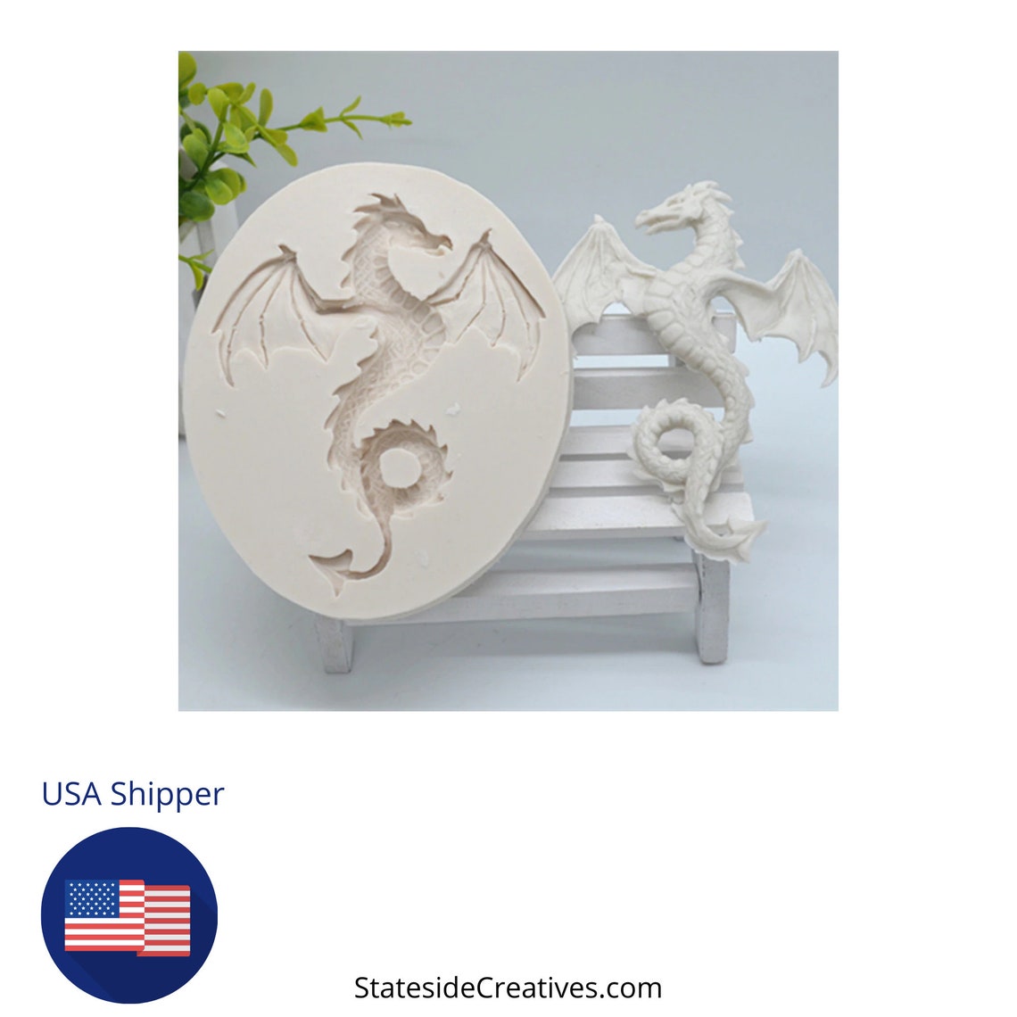 Silicone Dragon Mold Flying Dragon Mold Dragon Mold for - Etsy