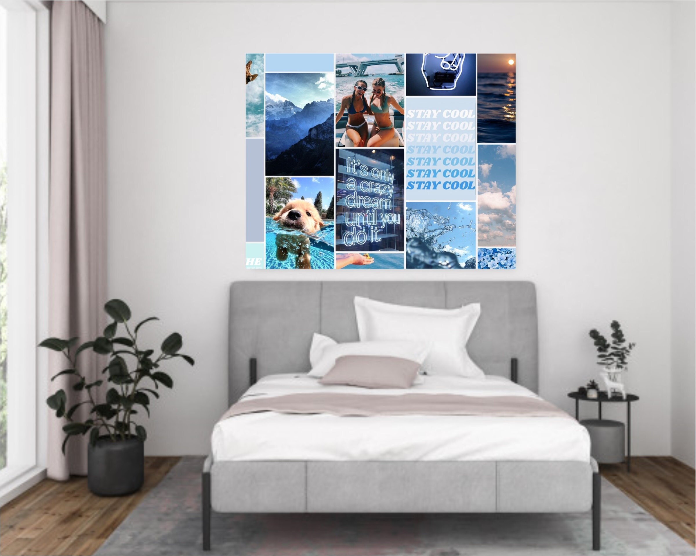 65 Photos DIGITAL Prints BLUE VSCO Positive Vibes Summer - Etsy