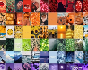 60 PCS Fall/autumn Collage Kit Halloween Pumpkin (Download Now) - Etsy