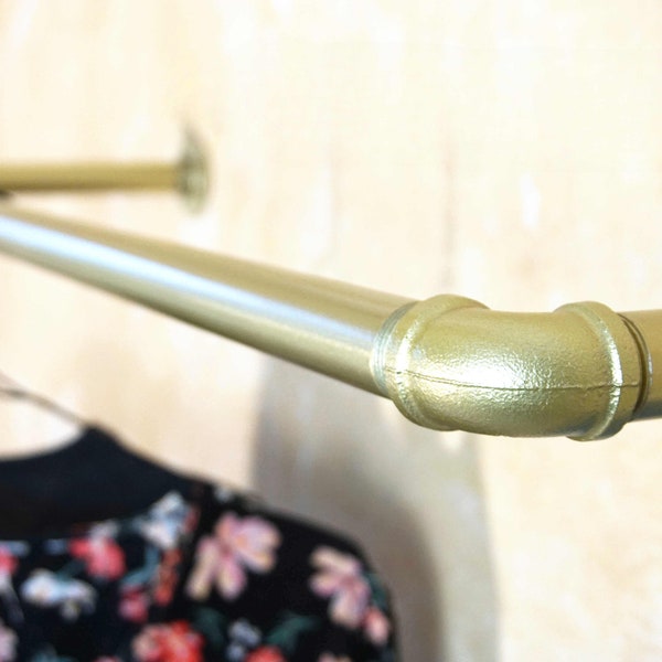 Gold Pipe Shelves - Etsy