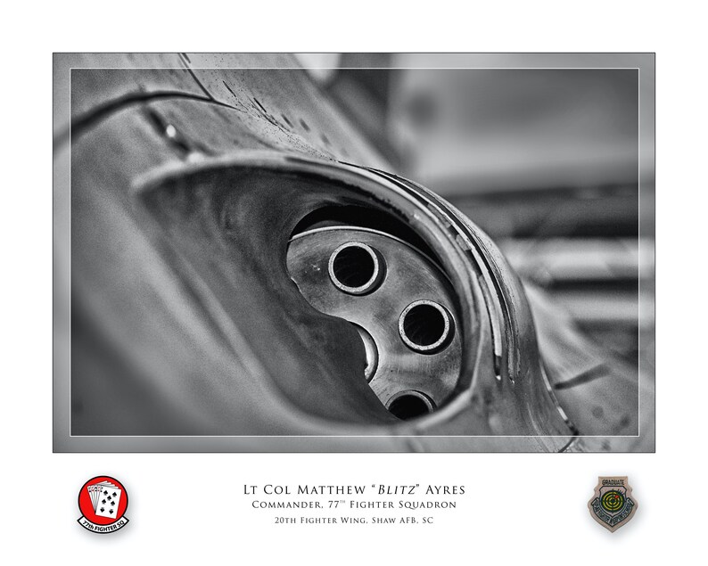 Custom F-16 Viper 20mm Gun Photo or Lithograph - Etsy