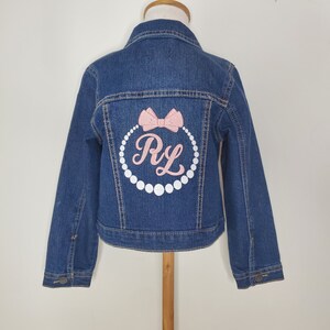 Girls Denim Jacket Girls Jean Jacket Kids Custom Denim - Etsy