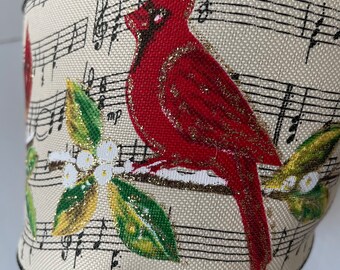 Cardinal Wreath Ribbon - Etsy