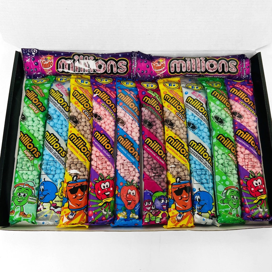 Millions Chewy Sweets Assorted Flavours Variety Gift Box with | Etsy