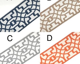 Blue Curtain Trim | Etsy