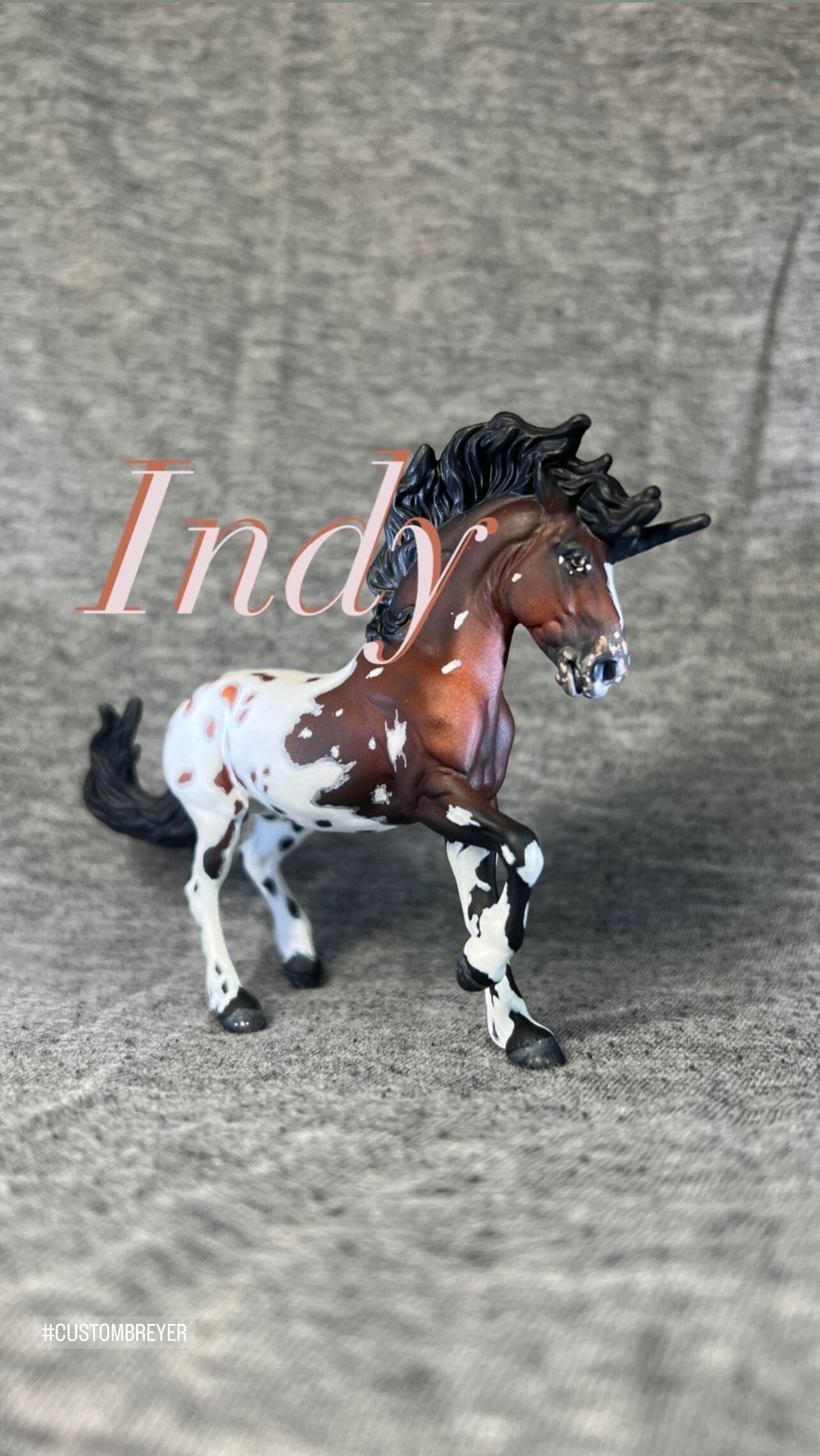 CM Custom Breyer Mini Fireheart Mustang Stablemate Horse - Etsy