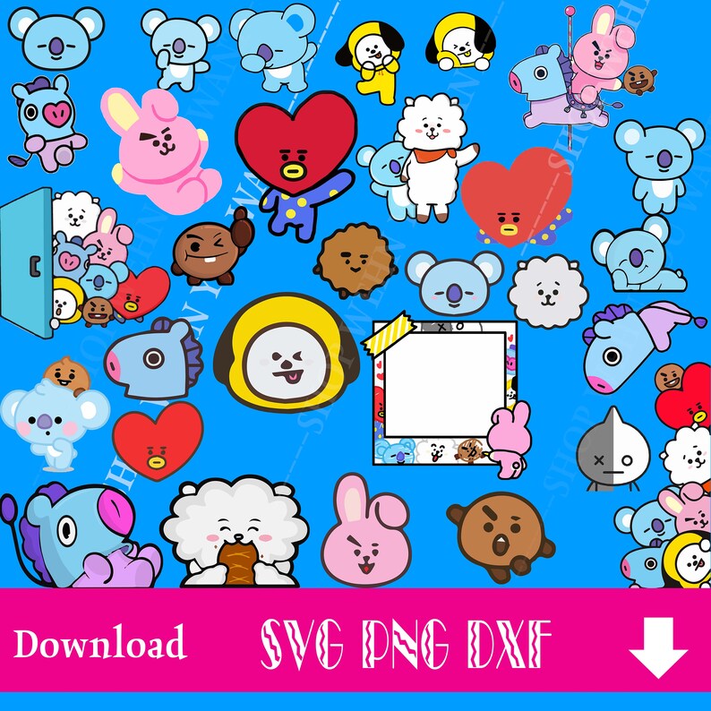 BTS Svg Bts Circut Bts Sticker Bts Army Svg Bts Tumbler - Etsy
