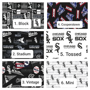 Chicago White Sox Fabric 100% Cotton - Etsy