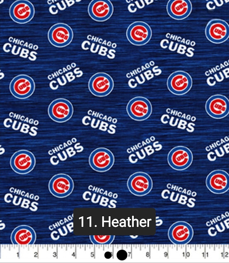 Chicago Cubs Fabric Cotton - Etsy