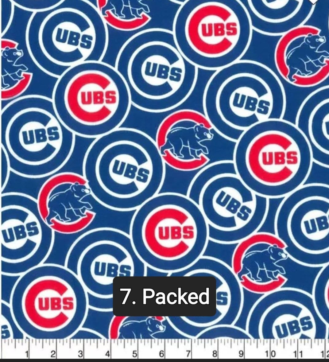Chicago Cubs Fabric Cotton - Etsy