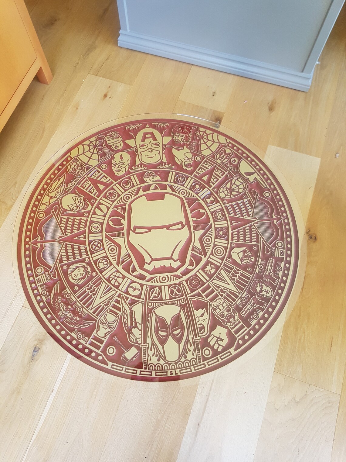 Hand Made Carved Table Tops Star Wars and Marvel Themes Look - Etsy