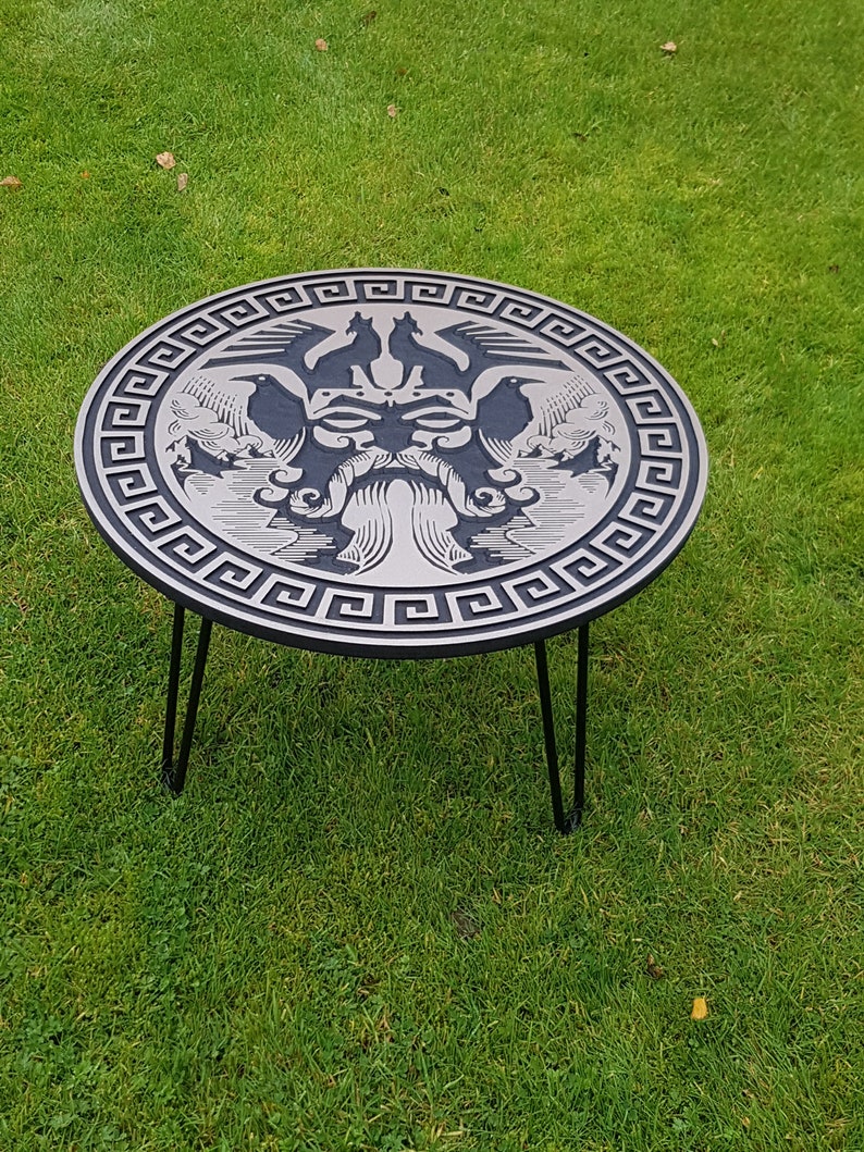 Hand made carved table tops star wars and Marvel themes look | Etsy