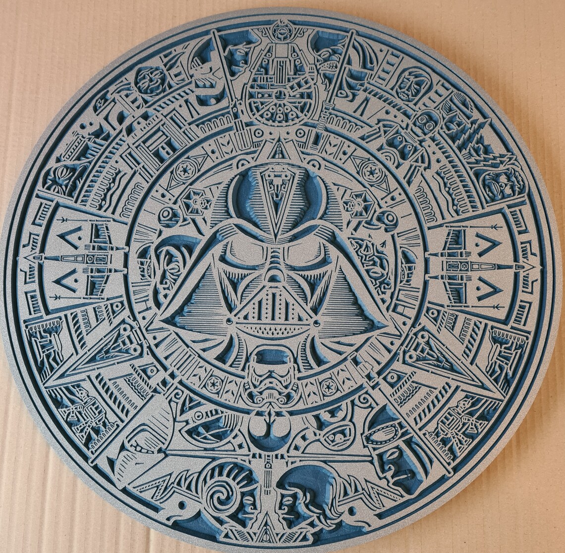 Hand Made Carved Table Tops, Star Wars and Marvel Themes, Look Great ...