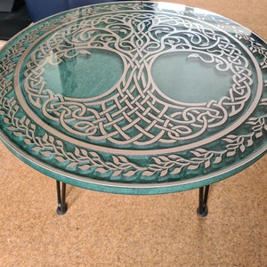 Hand Made Tree of Life Coffee Table , - Etsy
