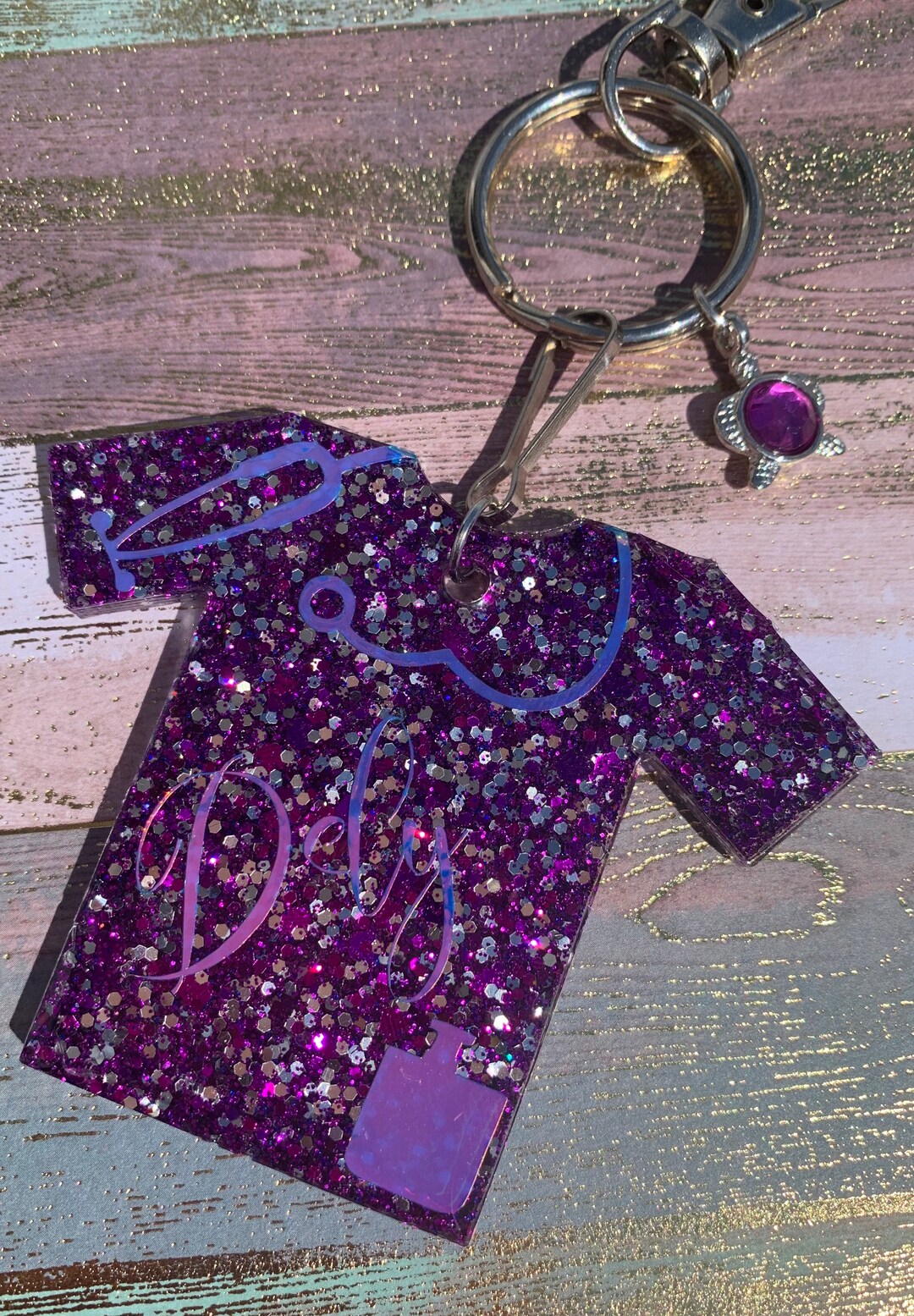 Nurse Scrub Life Keychain - Etsy