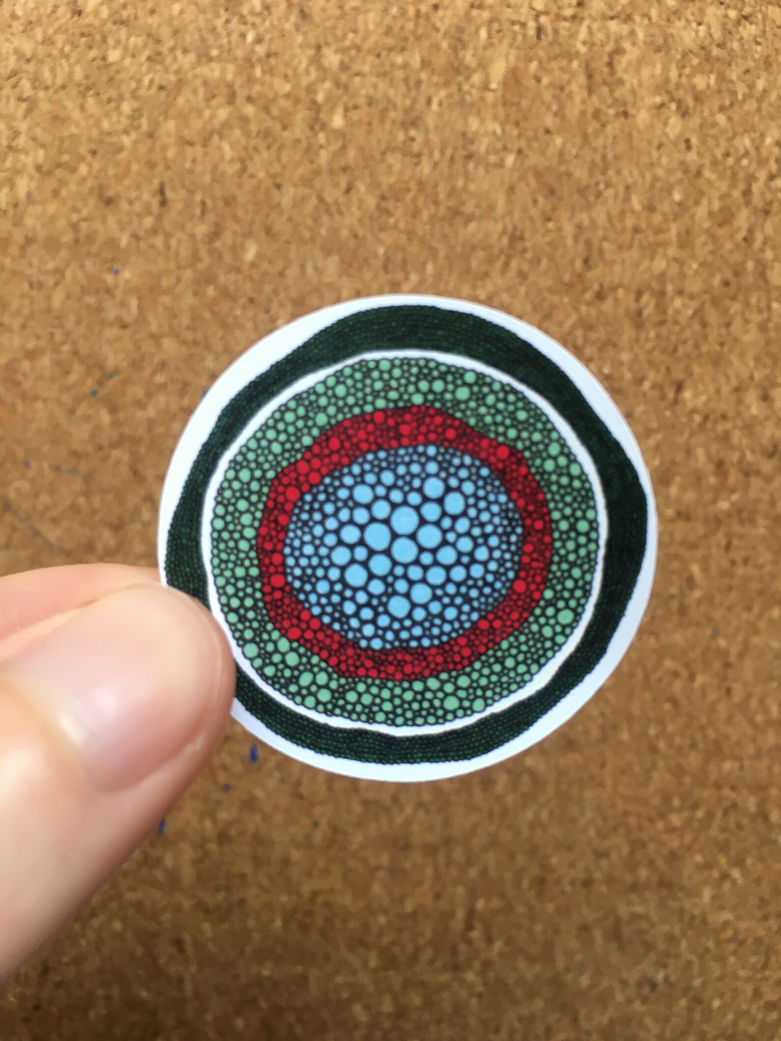 Plant Stem Botanical Sticker Set 35mm Round Stickers - Etsy