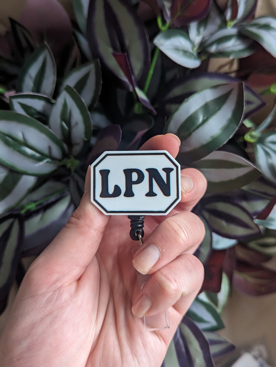 LPN BADGE REEL Licensed Practical Nurse Hospital Status Hard - Etsy