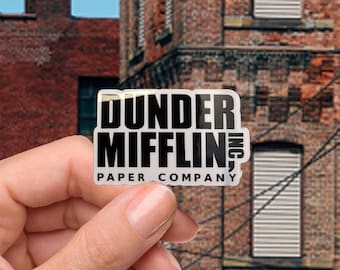 Dunder Mifflin Paper Company Vinyl Sticker. the Office Laptop Sticker ...