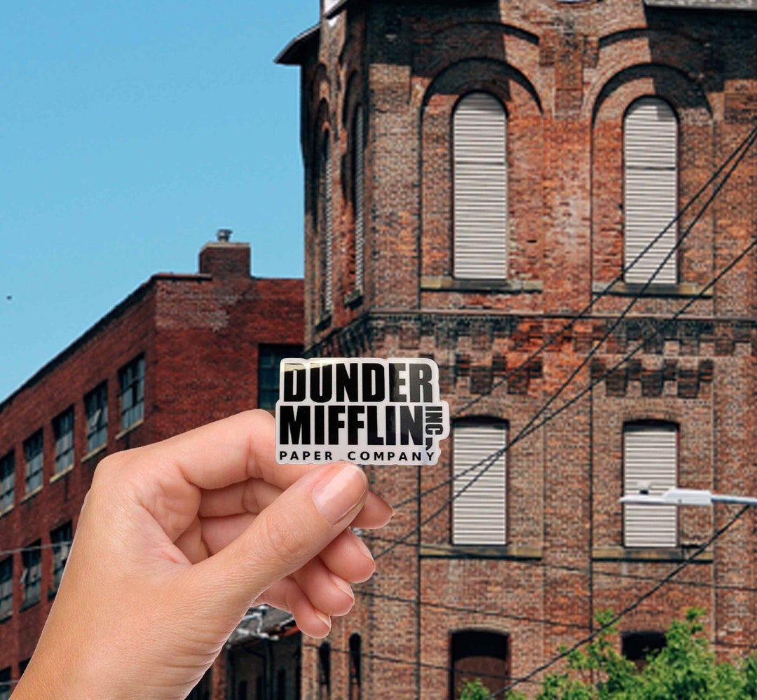 Dunder Mifflin Logo Sticker - the Office Vinyl Sticker, Weather Proof ...