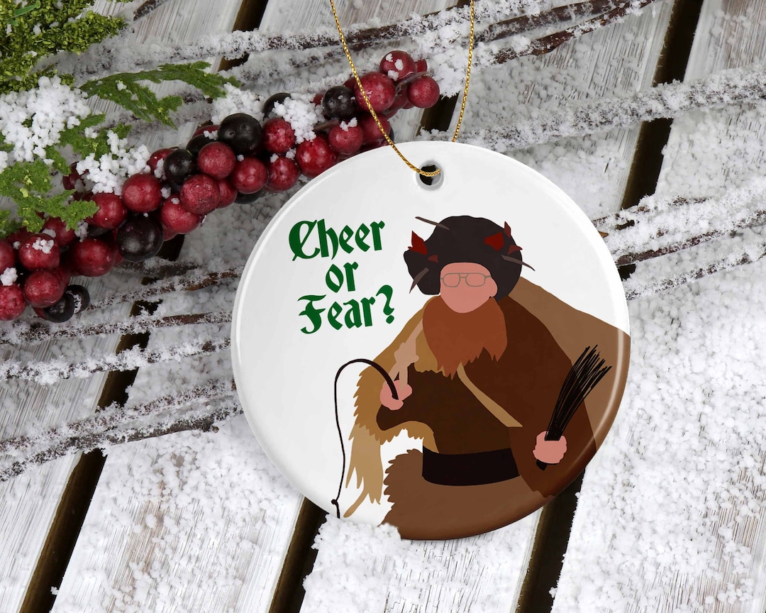 Cheer or Fear? Belsnickel Dwight Schrute, Holiday Ornament, the Office ...