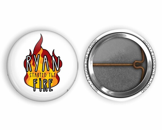 Ryan Started the Fire Ryan Howard the Office the Office | Etsy