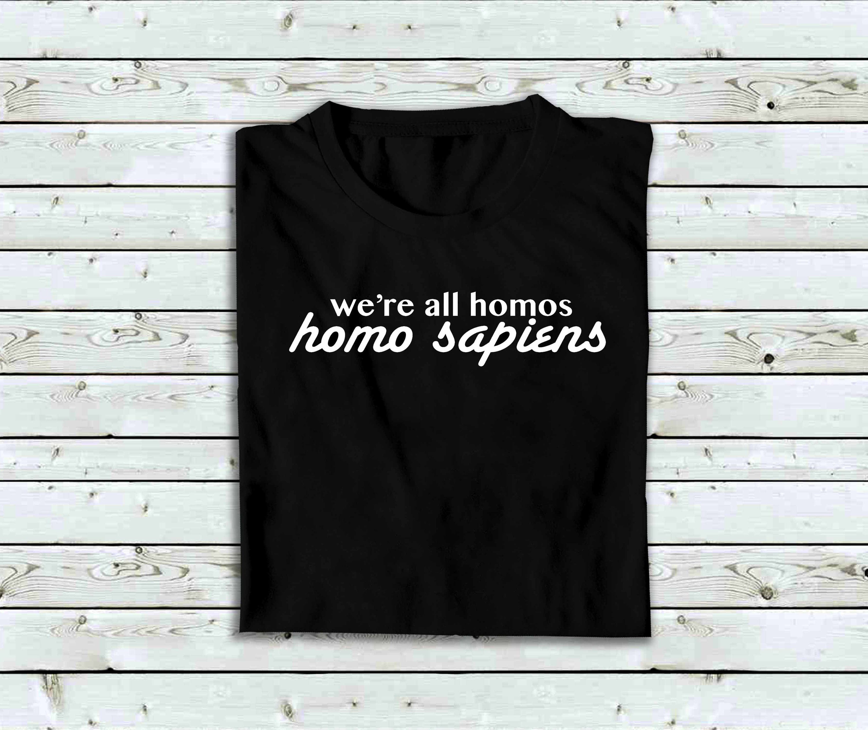 We're All Homos Homo Sapiens Michael Scott Dunder | Etsy