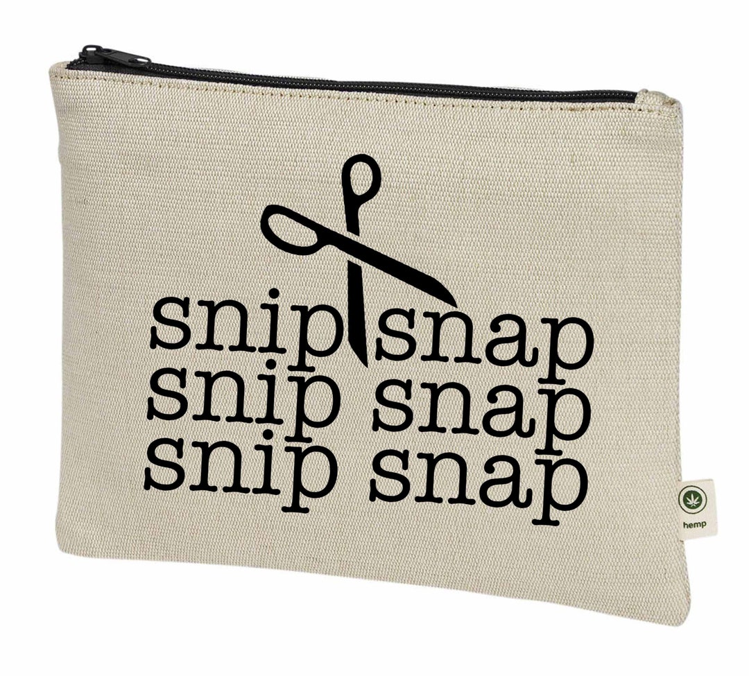 Snip Snap Snip Snap Snip Snap - the Office - Hemp / Cotton Zipper Pouch ...