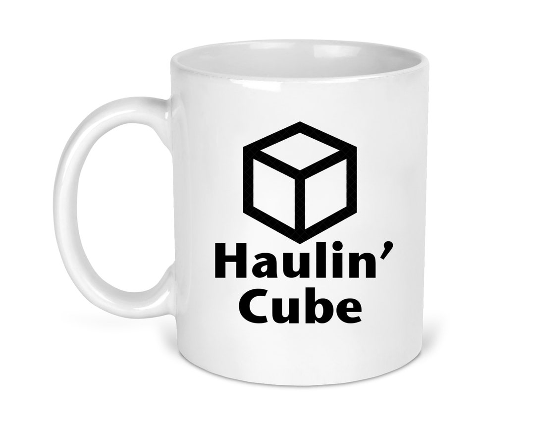 Haulin' Cube - Mug by Deep Tracks Only - Dunder Mifflin Gift Idea, the ...