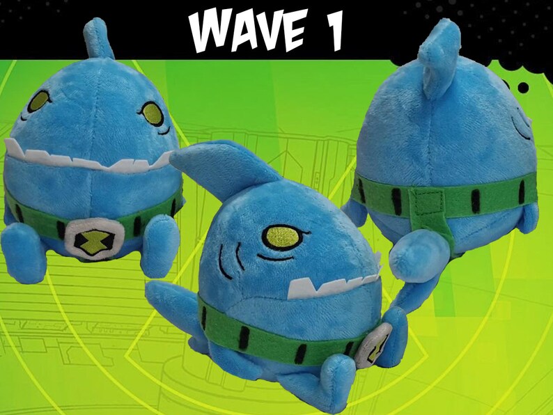 Custom handmade Alien Buddies plush toy plushie Ben 10 | Etsy