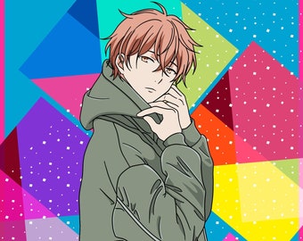 Given BL Mafuyu Sato & Ritsuka Uenoyama Acrylic Stand Standee Double ...