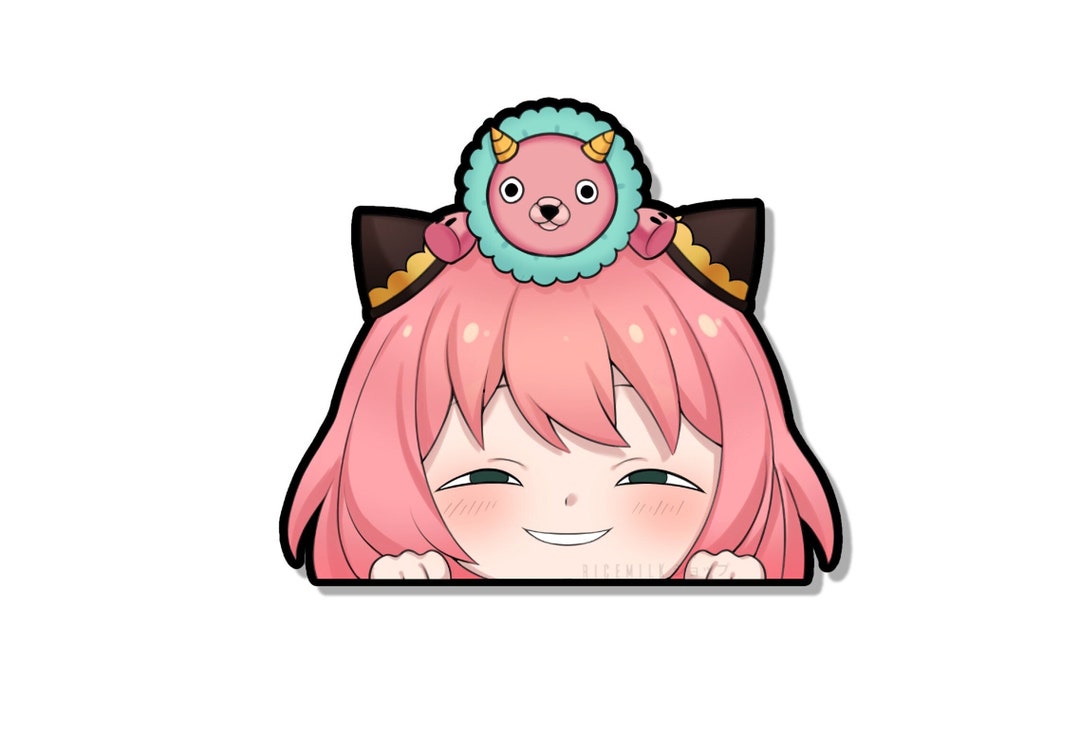 Heh Peeker Sticker - Etsy