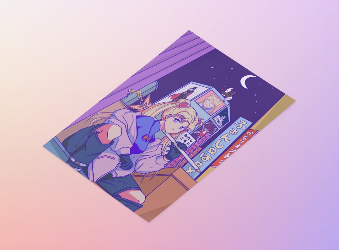 Magic Tech Girl Print - Etsy
