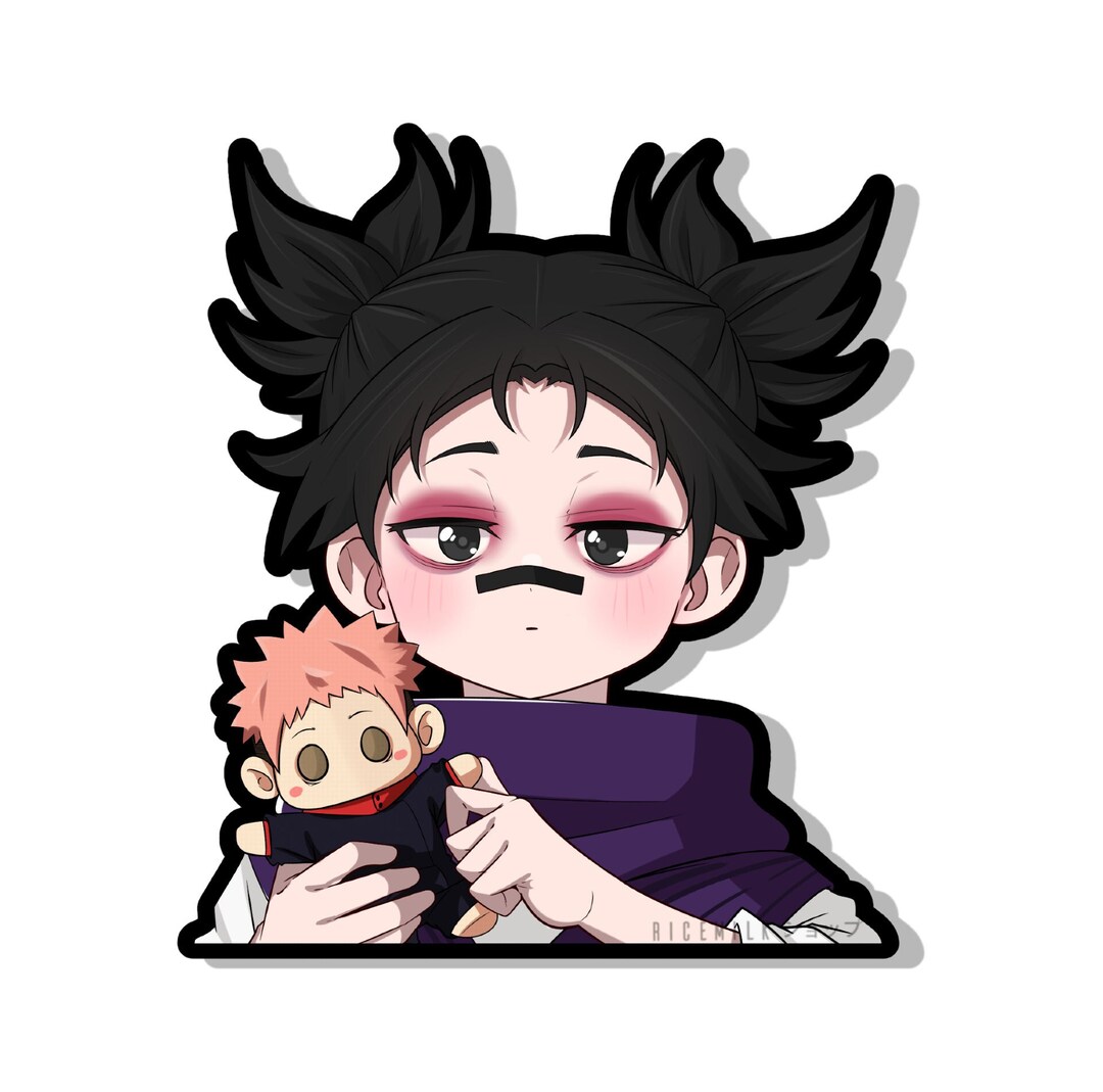 Brother Plushie Sticker | Waterproof Vinyl Sticker | Laptop Peekers - Etsy