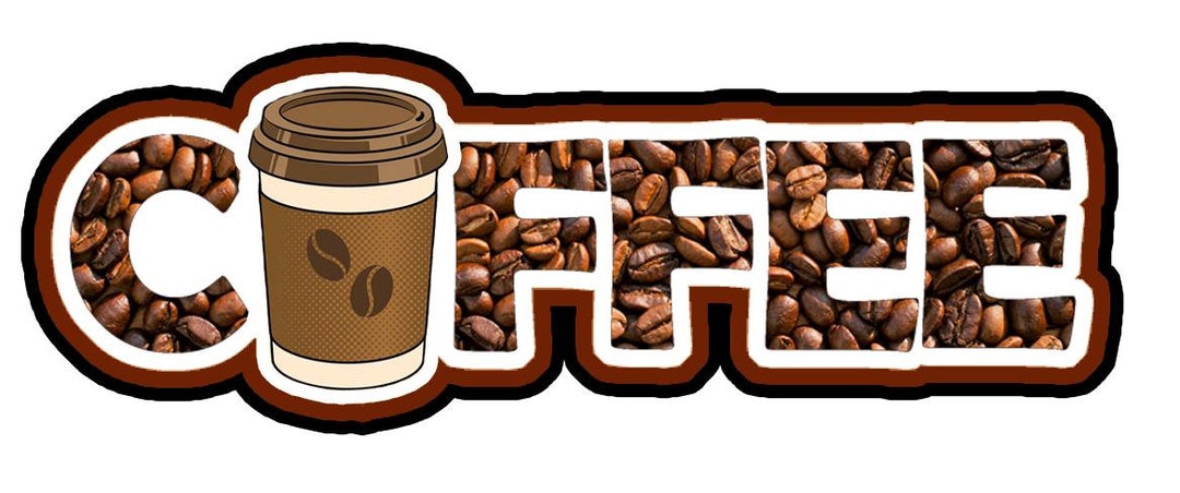 Coffee Vinyl Sticker (2"x4") - Etsy