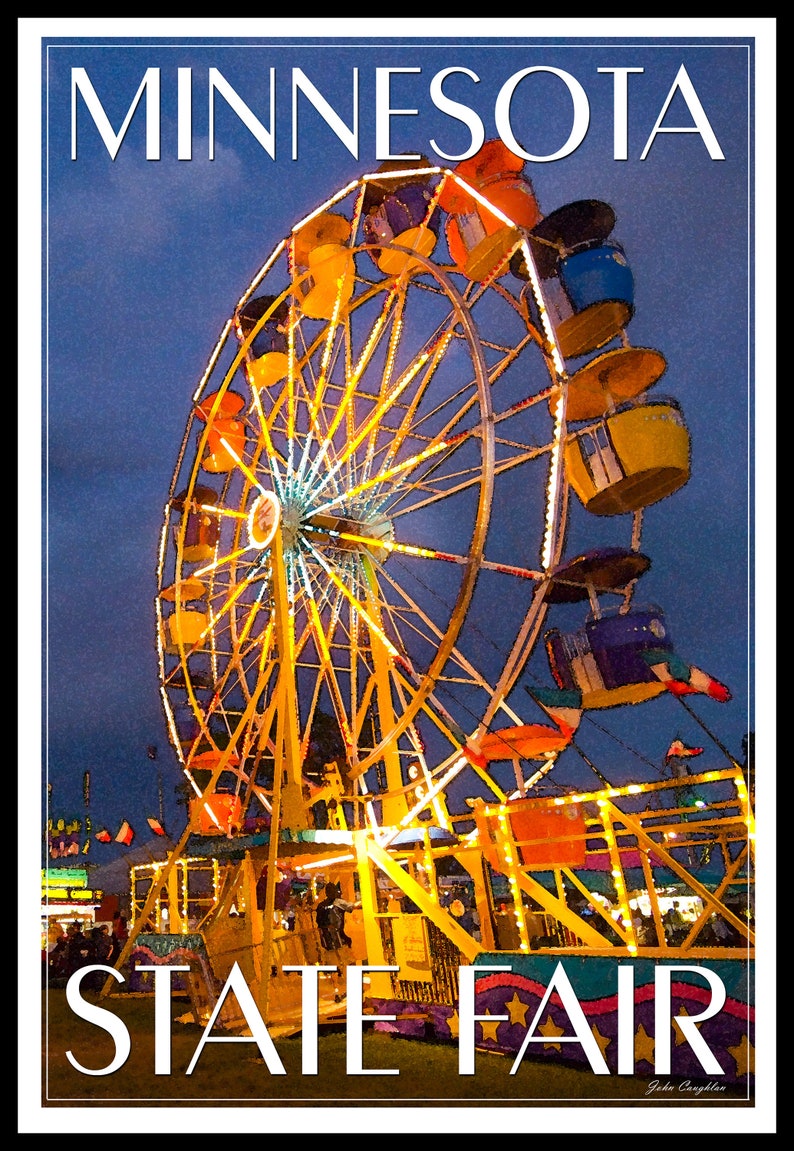 Minnesota State Fair Poster - Etsy