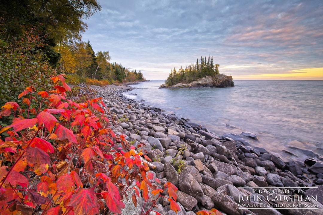 Splash of Color, Lake Superior - Etsy
