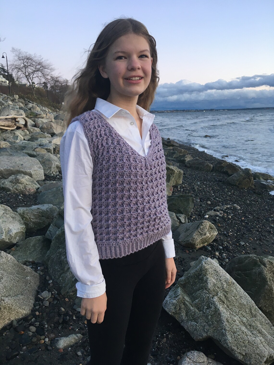 Crochet Pattern the Waffle Vest Instant Download Advanced | Etsy