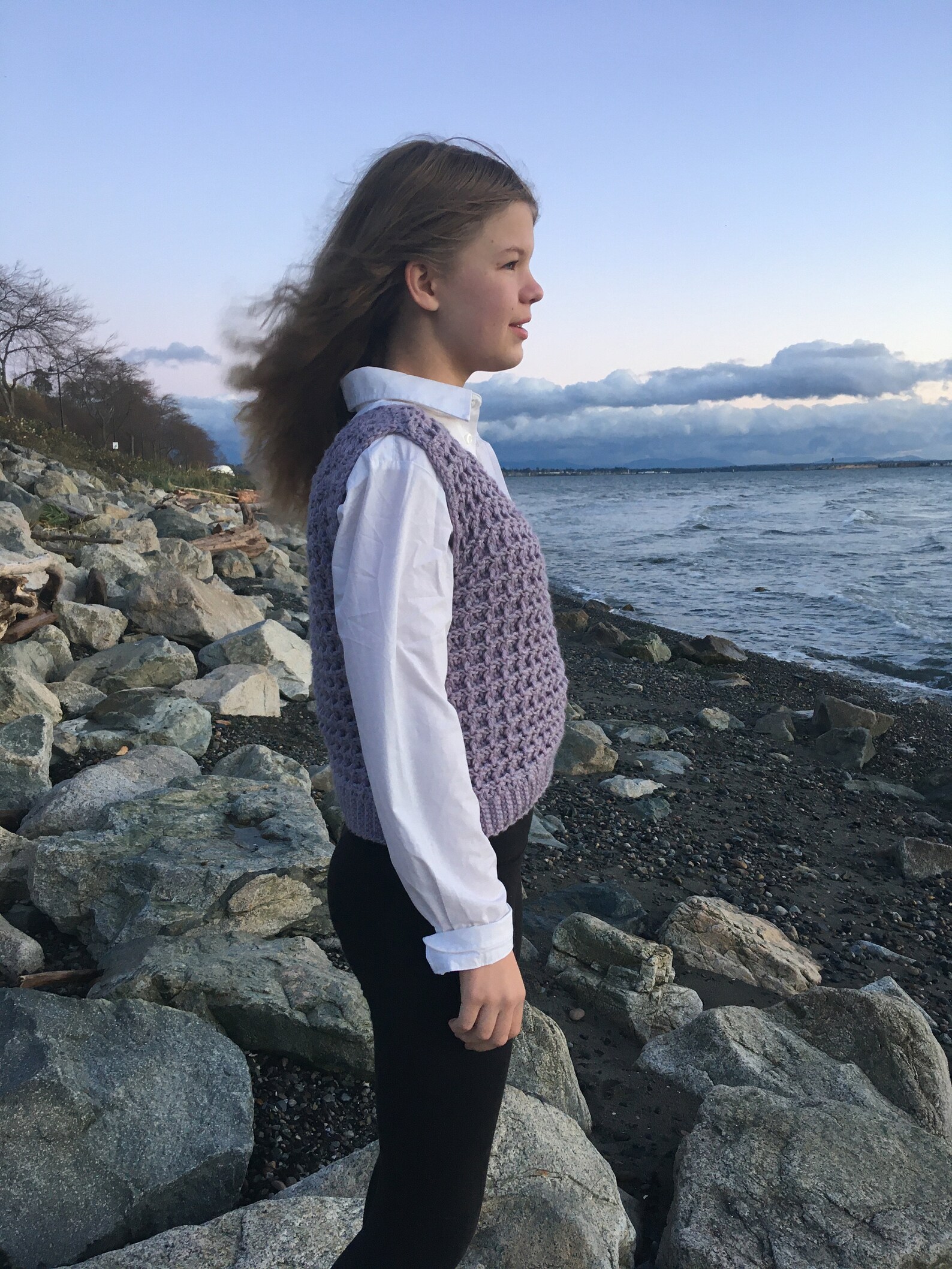 Crochet Pattern the Waffle Vest Instant Download Advanced - Etsy
