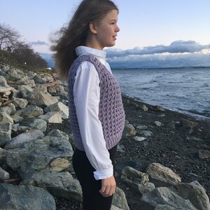 Crochet Pattern- the Waffle Vest, Instant Download, Advanced Beginner ...