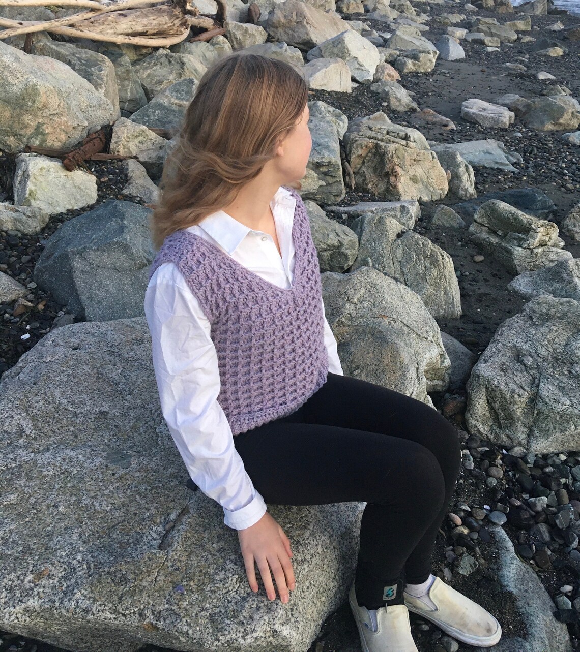 Crochet Pattern the Waffle Vest Instant Download Advanced - Etsy