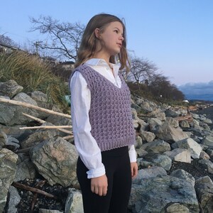 Crochet Pattern- the Waffle Vest, Instant Download, Advanced Beginner ...