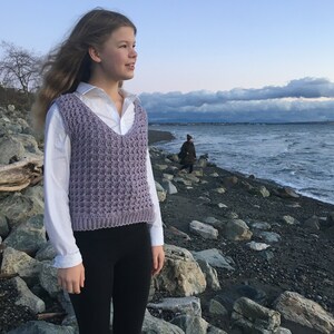 Crochet Pattern- the Waffle Vest, Instant Download, Advanced Beginner ...