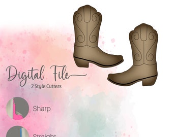 Stl File Cowboy Boots - Etsy