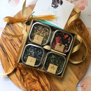 Tea Gift Set Organic Loose Leaf Tea - Etsy