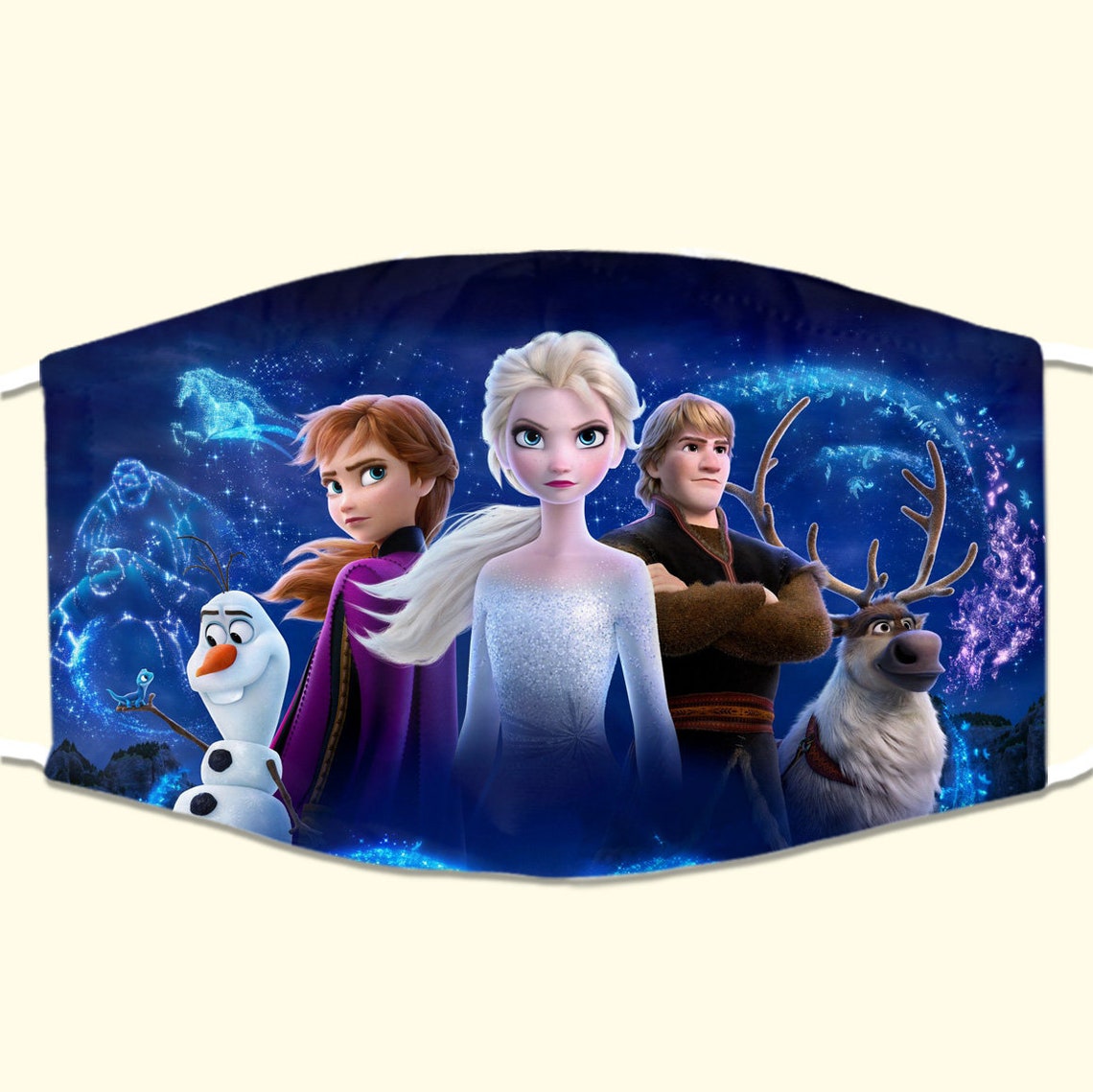 Frozen face mask with filter. Frozen 2 Elsa Mask for adults | Etsy