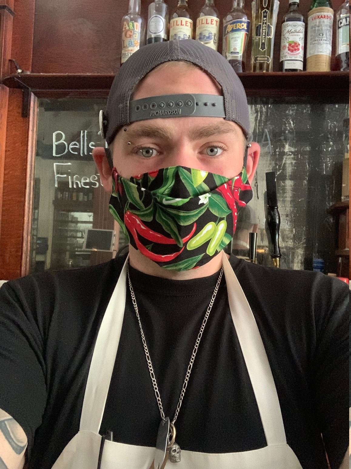 Chef's Origami Double Layer Face Mask,anti Fog , Adjustable Cotton Face ...