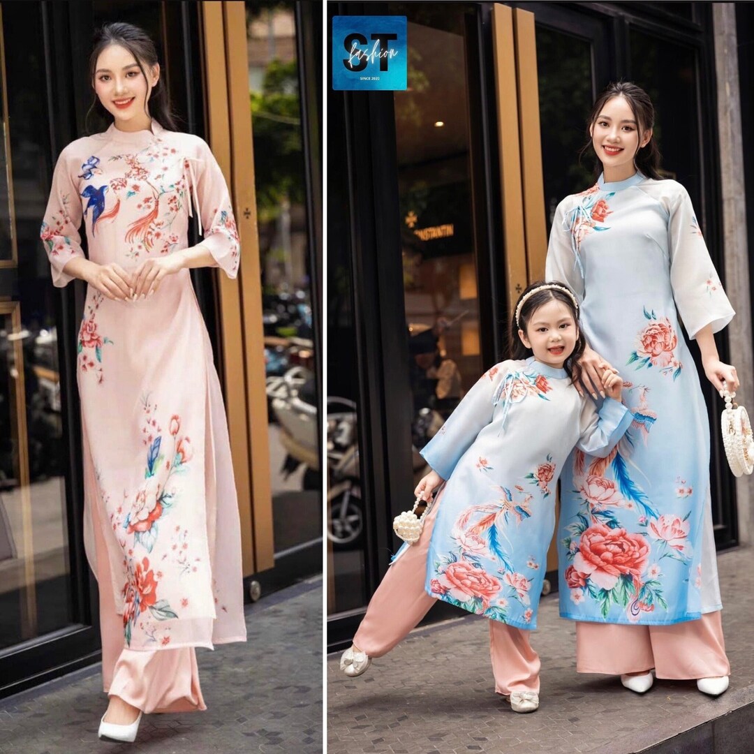 Pre-made Vietnamese Modernized Ao Dai for Women, Ao Dai for Women, Ao ...