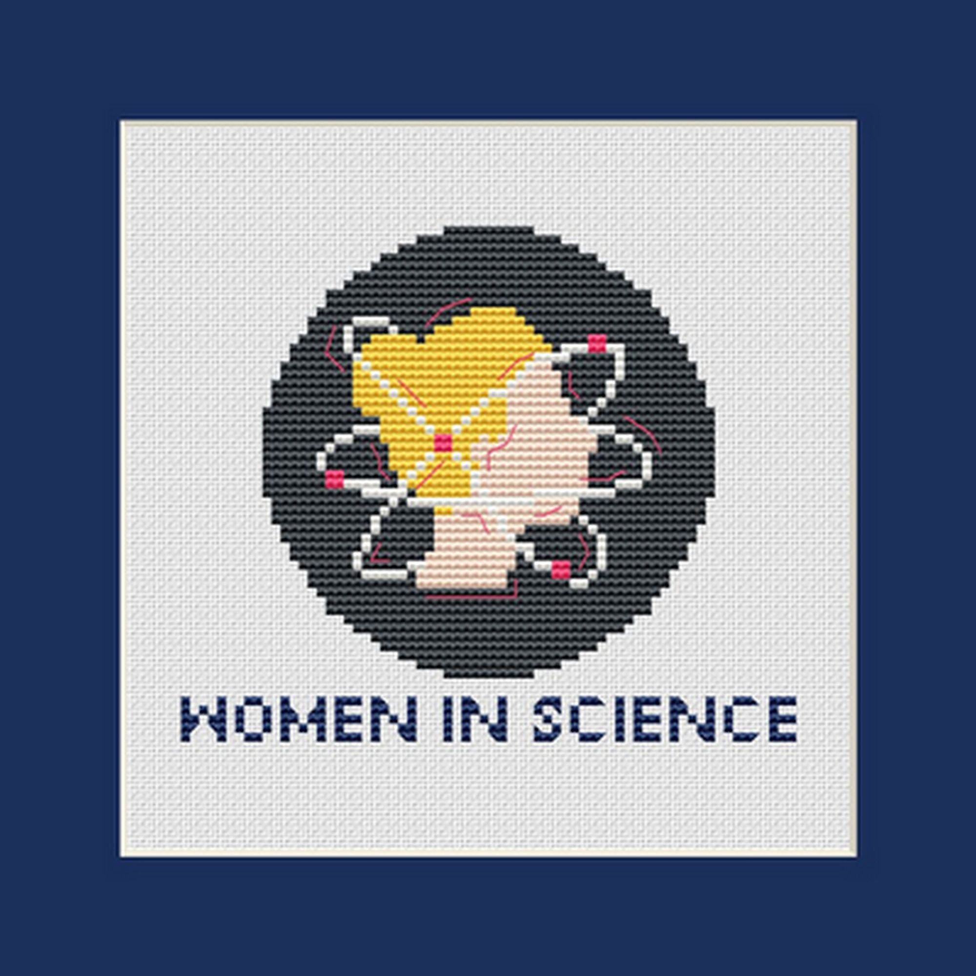 Women in Science Cross Stitch Pattern Woman's Work Cross - Etsy