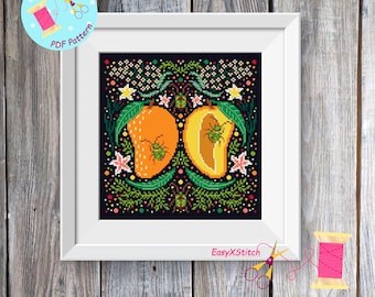 Cross Stitch Mango - Etsy