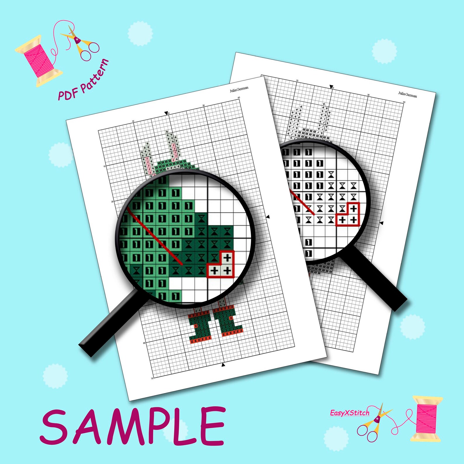 Science Cross Stitch Pattern, Instant Download PDF - Etsy